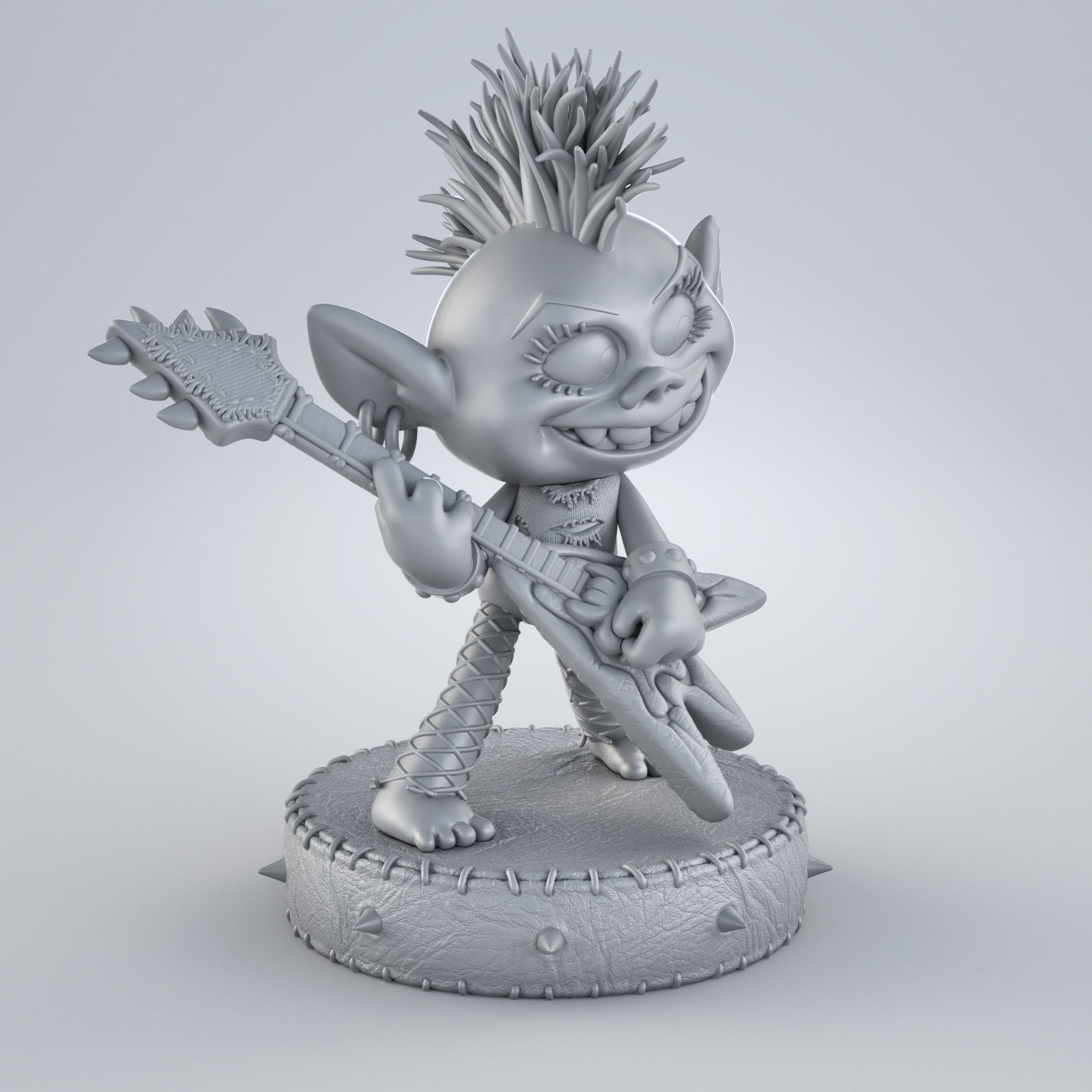 Queen Barb - Trolls World Tour 3D model 3D printable | CGTrader