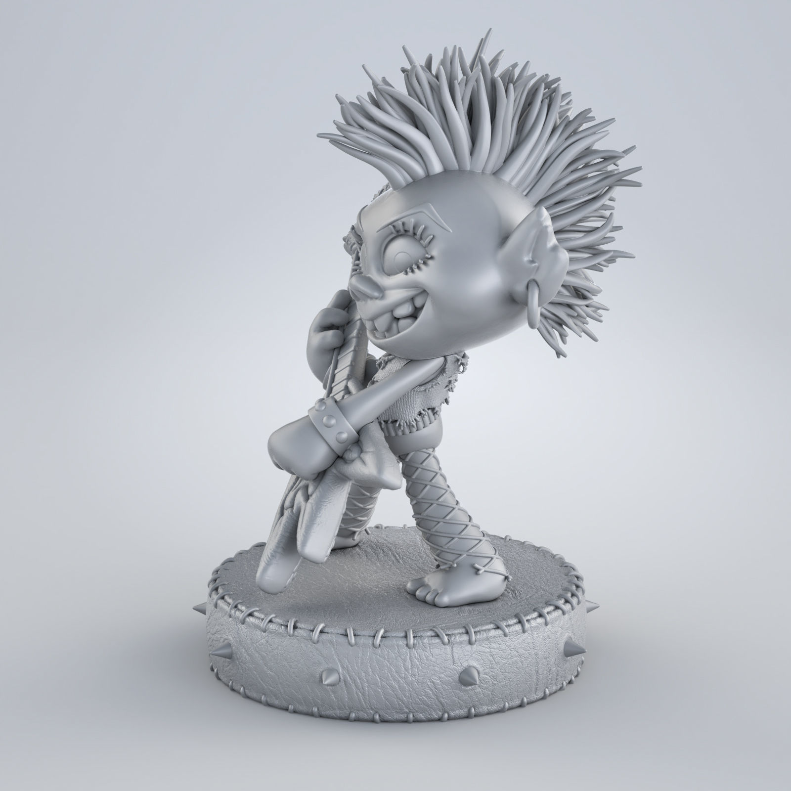 Queen Barb - Trolls World Tour 3D model 3D printable | CGTrader
