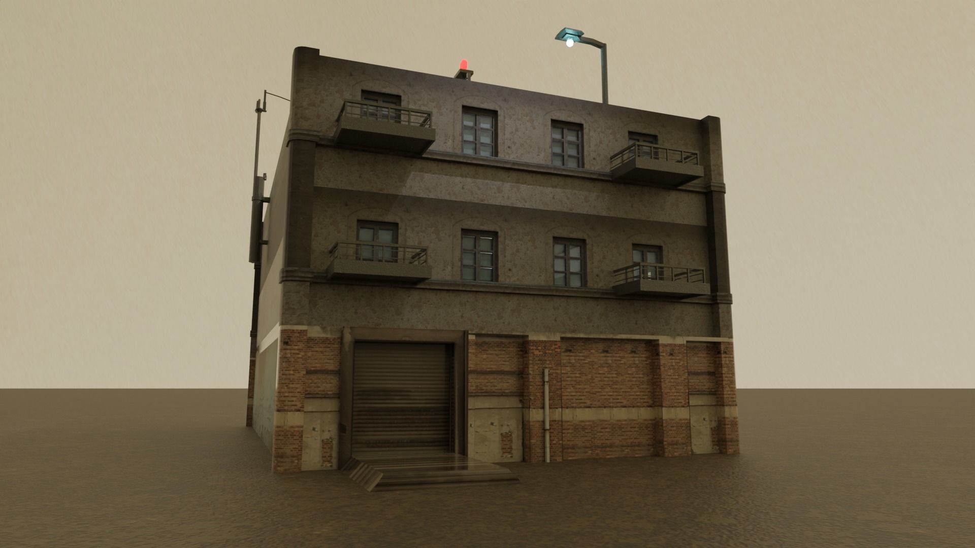 3D model City building VR / AR / low-poly | CGTrader