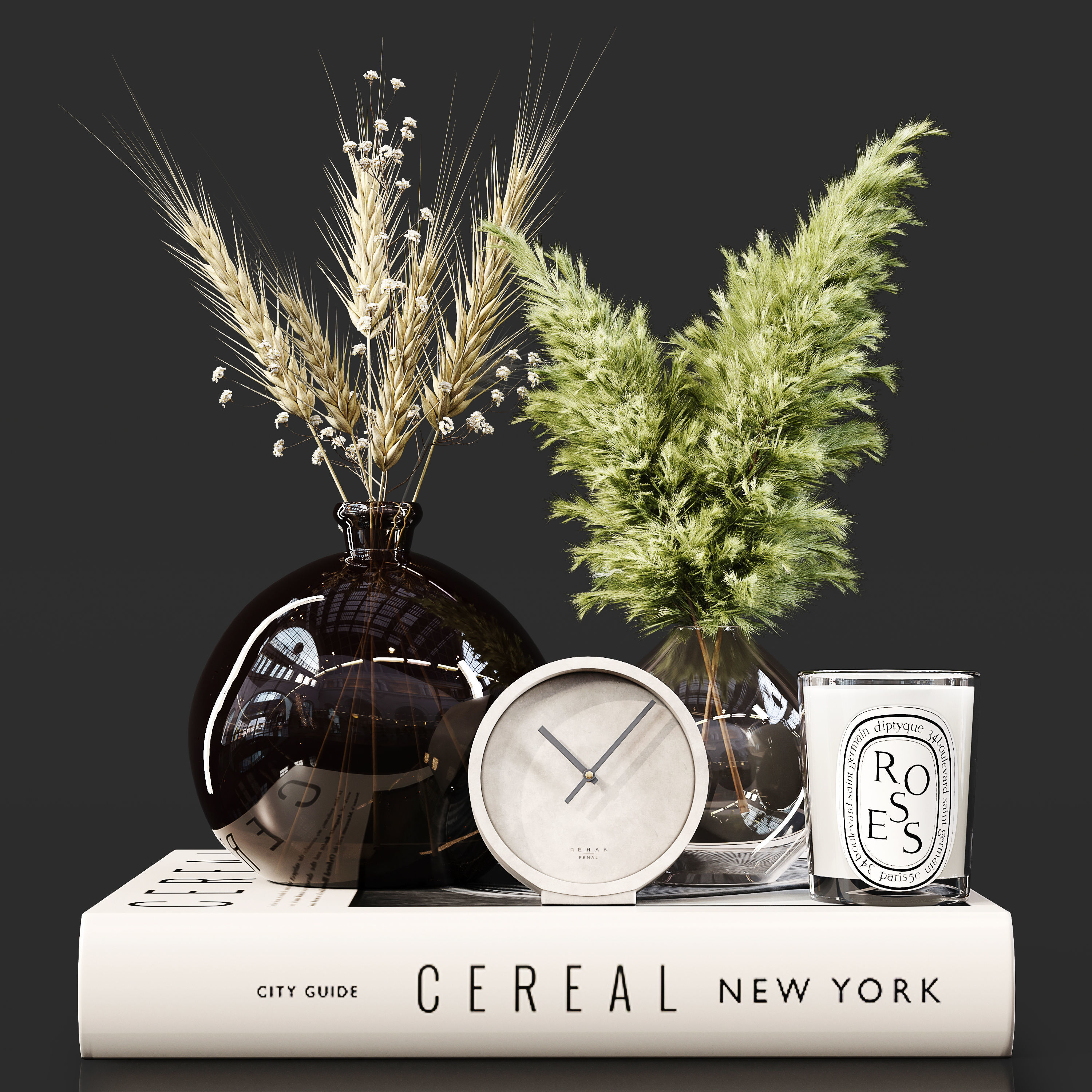Decorative Set 091 3d Model Cgtrader