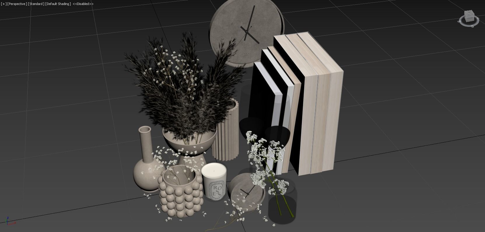 Decorative Set 094 3d Model Cgtrader
