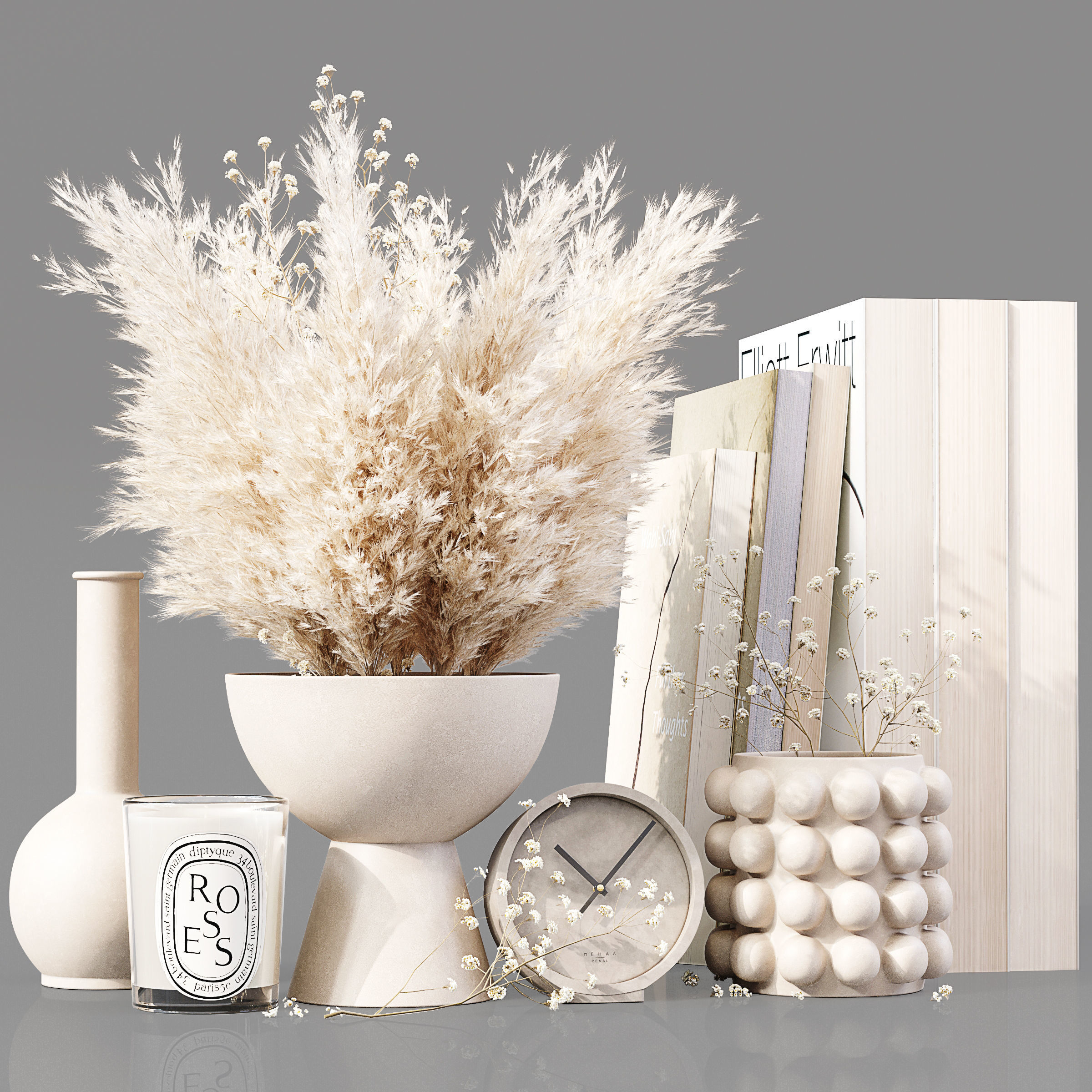 Decorative Set 094 3d Model Cgtrader