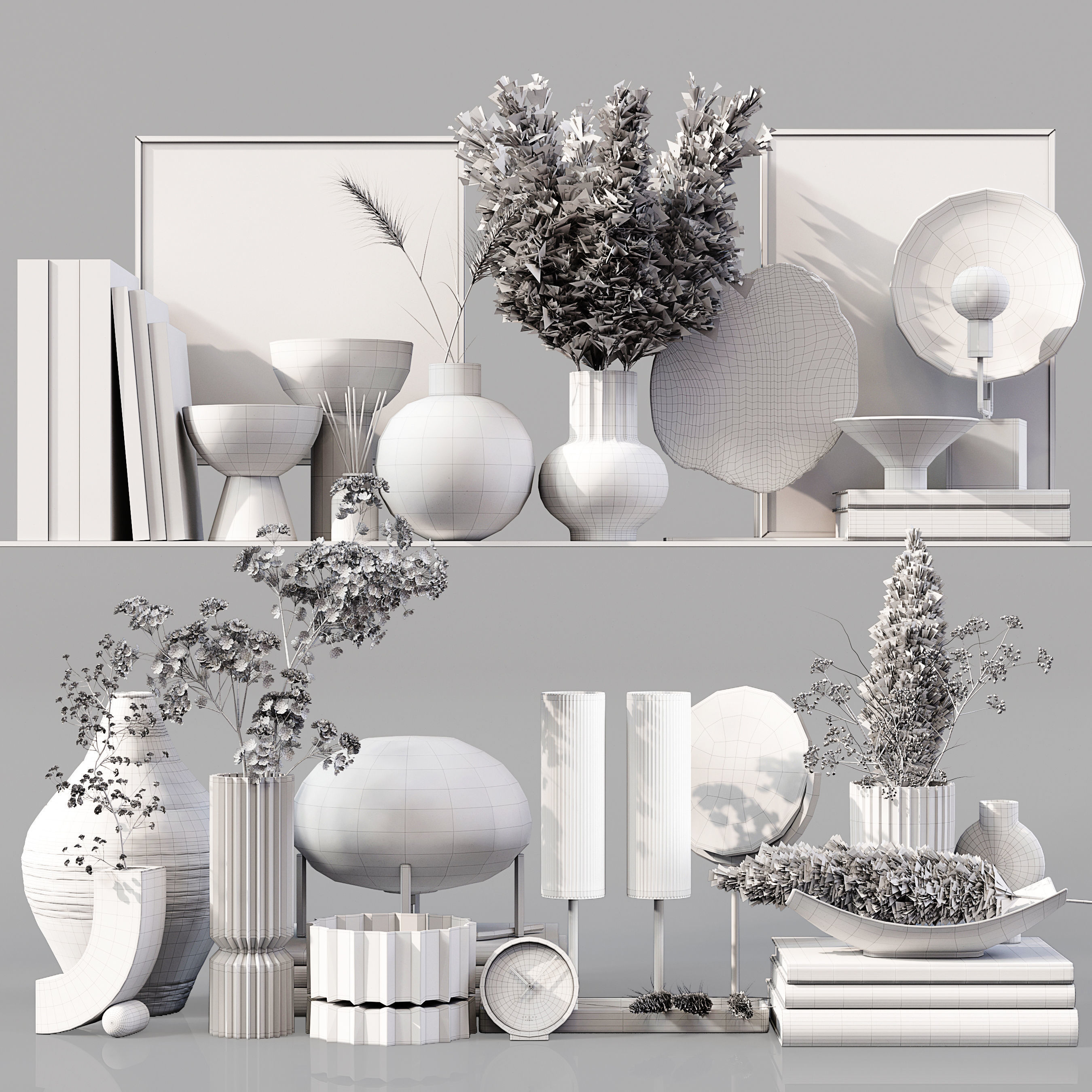 Decorative Set 095 3D model | CGTrader