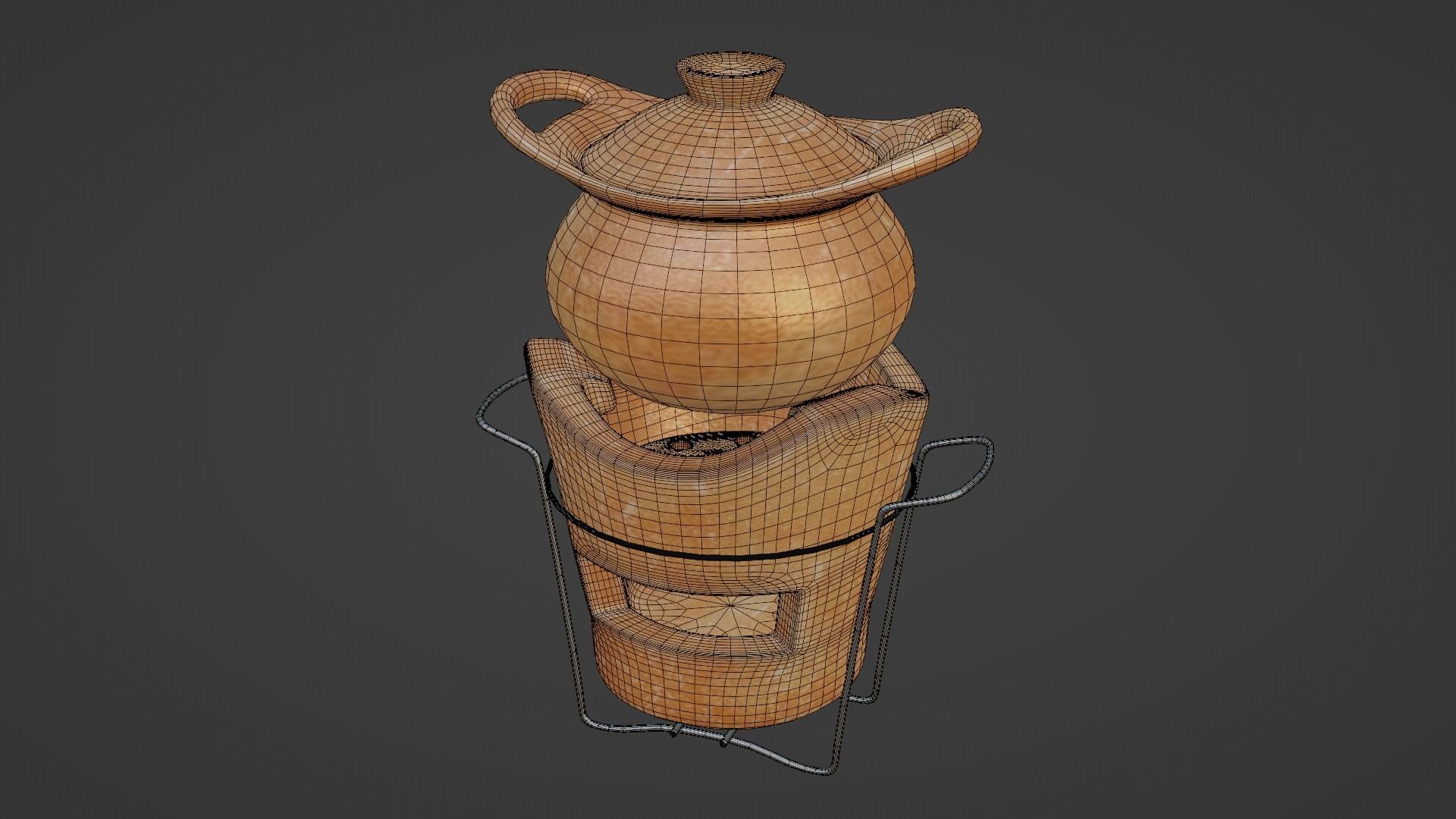 Clay pot 3D model | CGTrader
