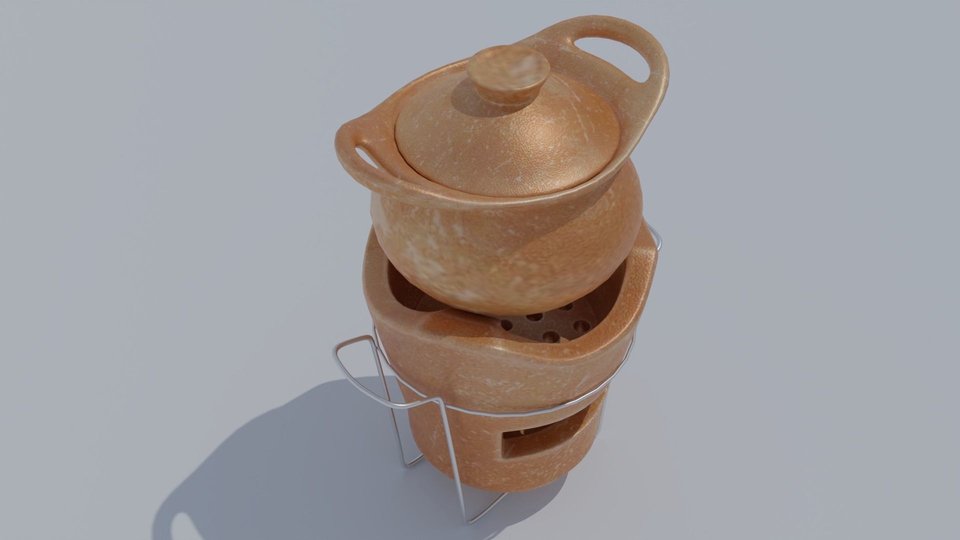 Clay pot 3D model | CGTrader