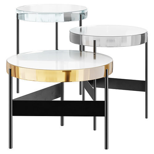 Alwa Two Side Table 3D model | CGTrader