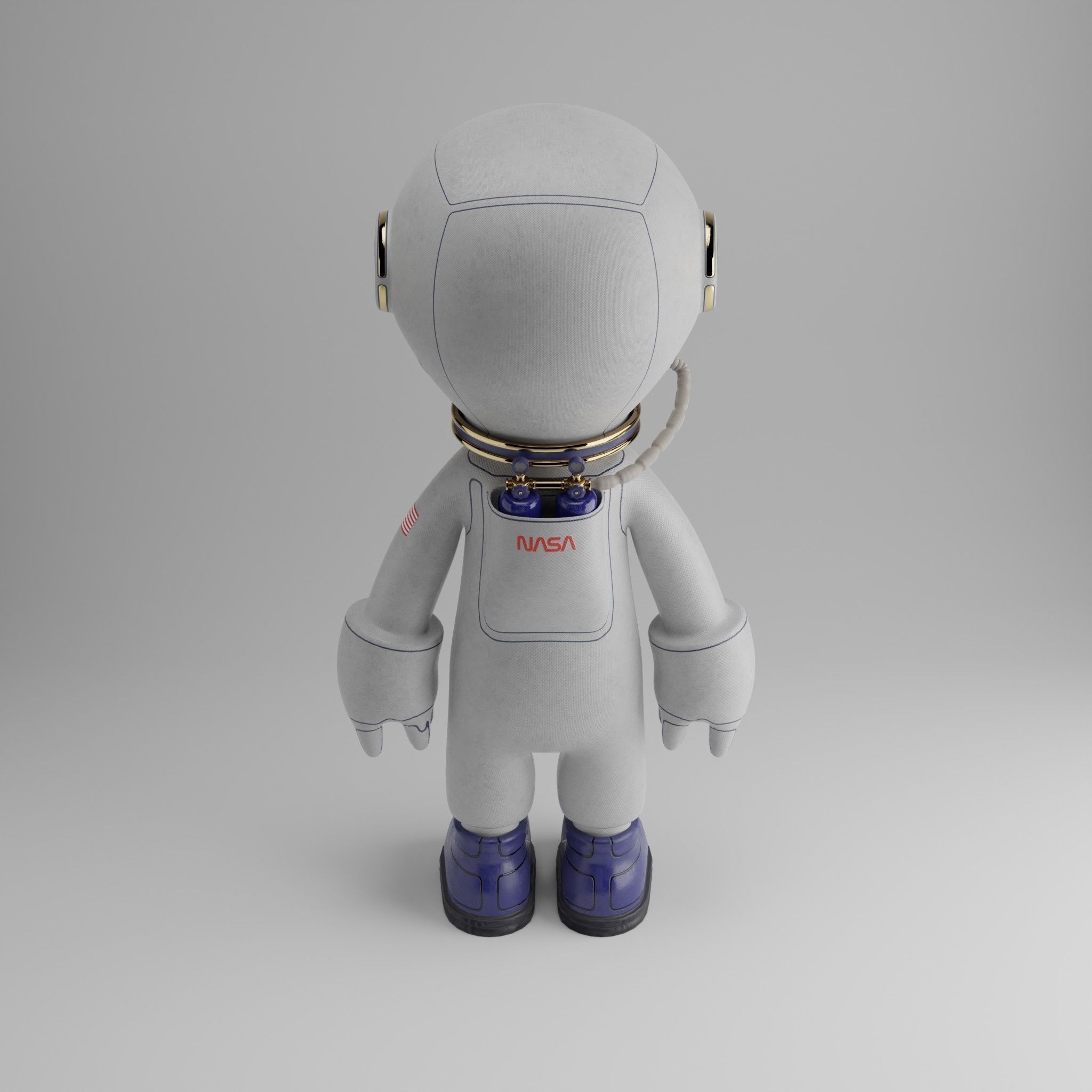 Fantasy spaceman 3D model | CGTrader