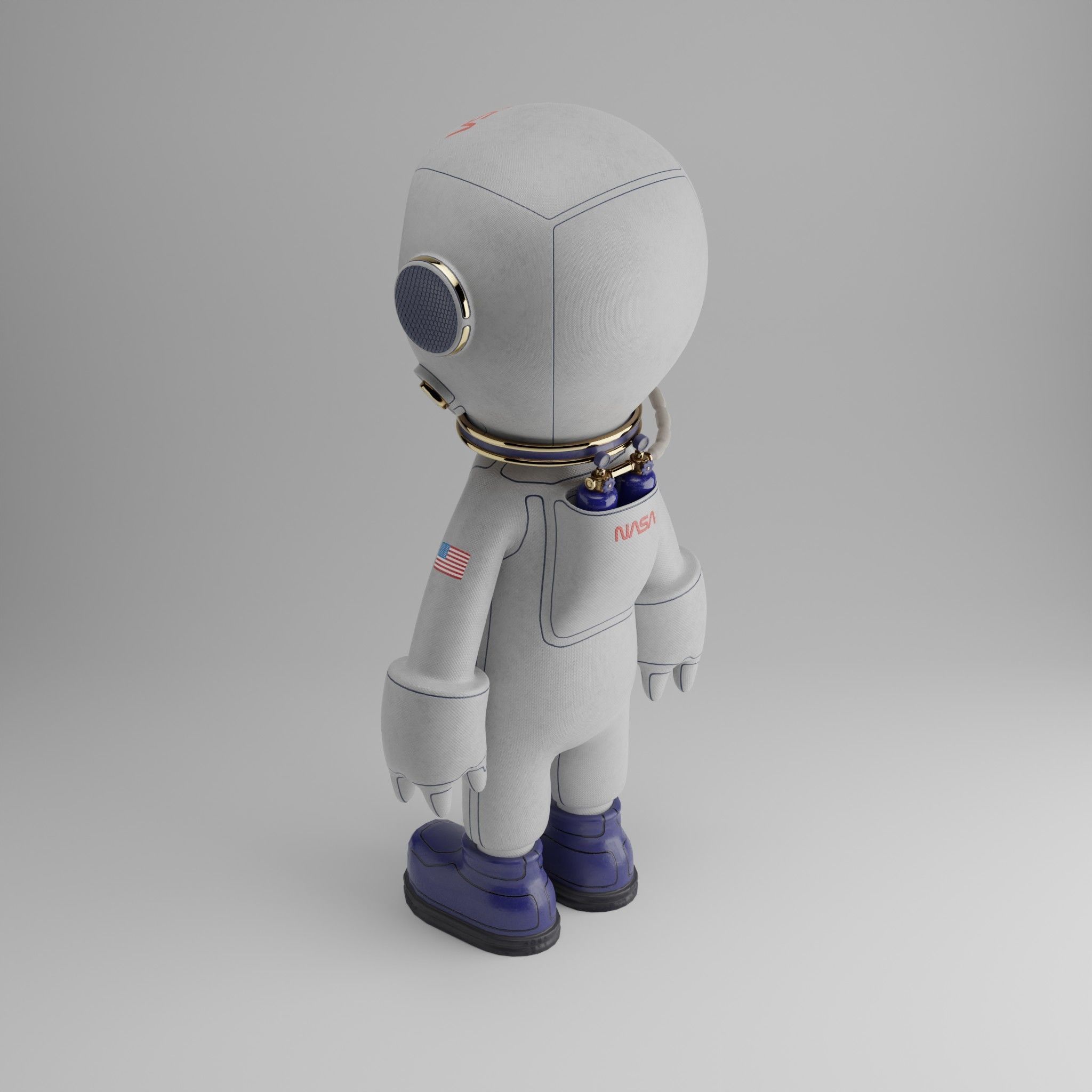 Fantasy spaceman 3D model | CGTrader