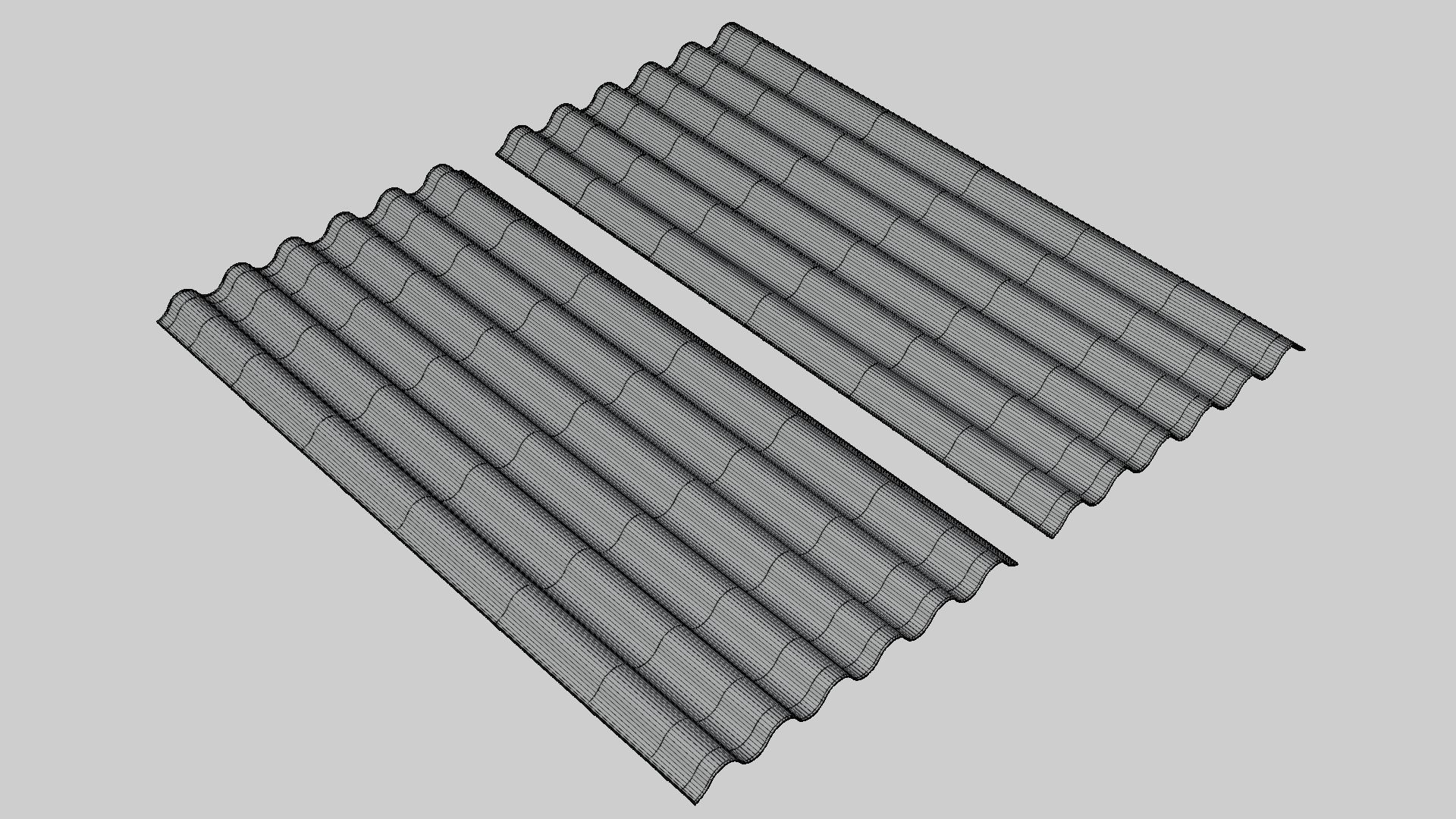 Roof Zinc 3D model | CGTrader