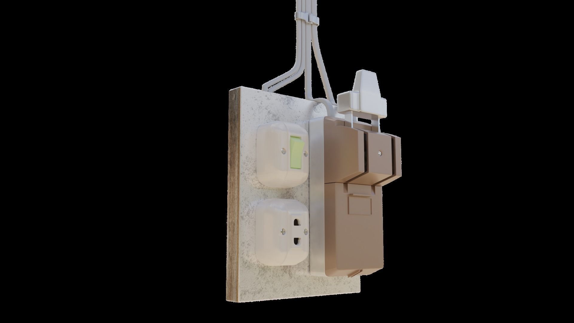 Light and Switch 3D model | CGTrader