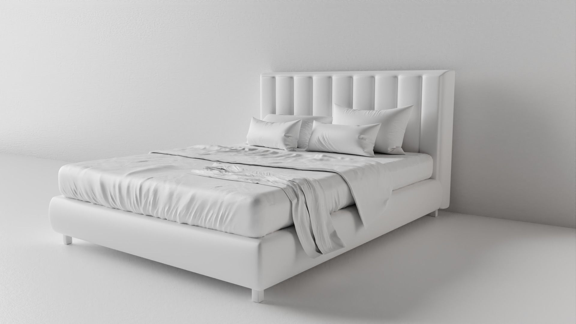 Modern Bed free 3D model | CGTrader