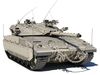 Merkava Mk2D 3D model animated | CGTrader