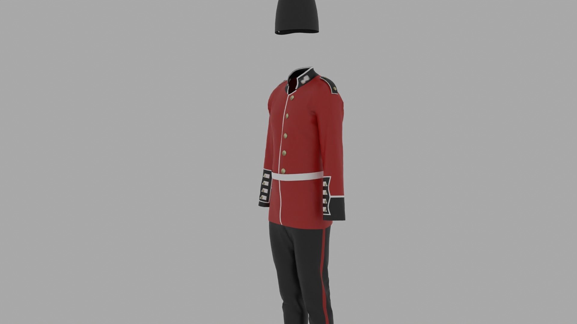 3D model King Guard Costume VR / AR / low-poly | CGTrader