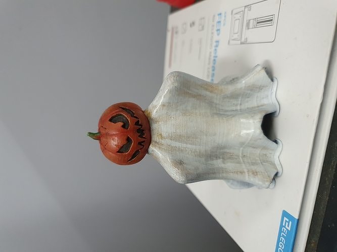 Halloween ghost pumpkin 3D model 3D printable | CGTrader