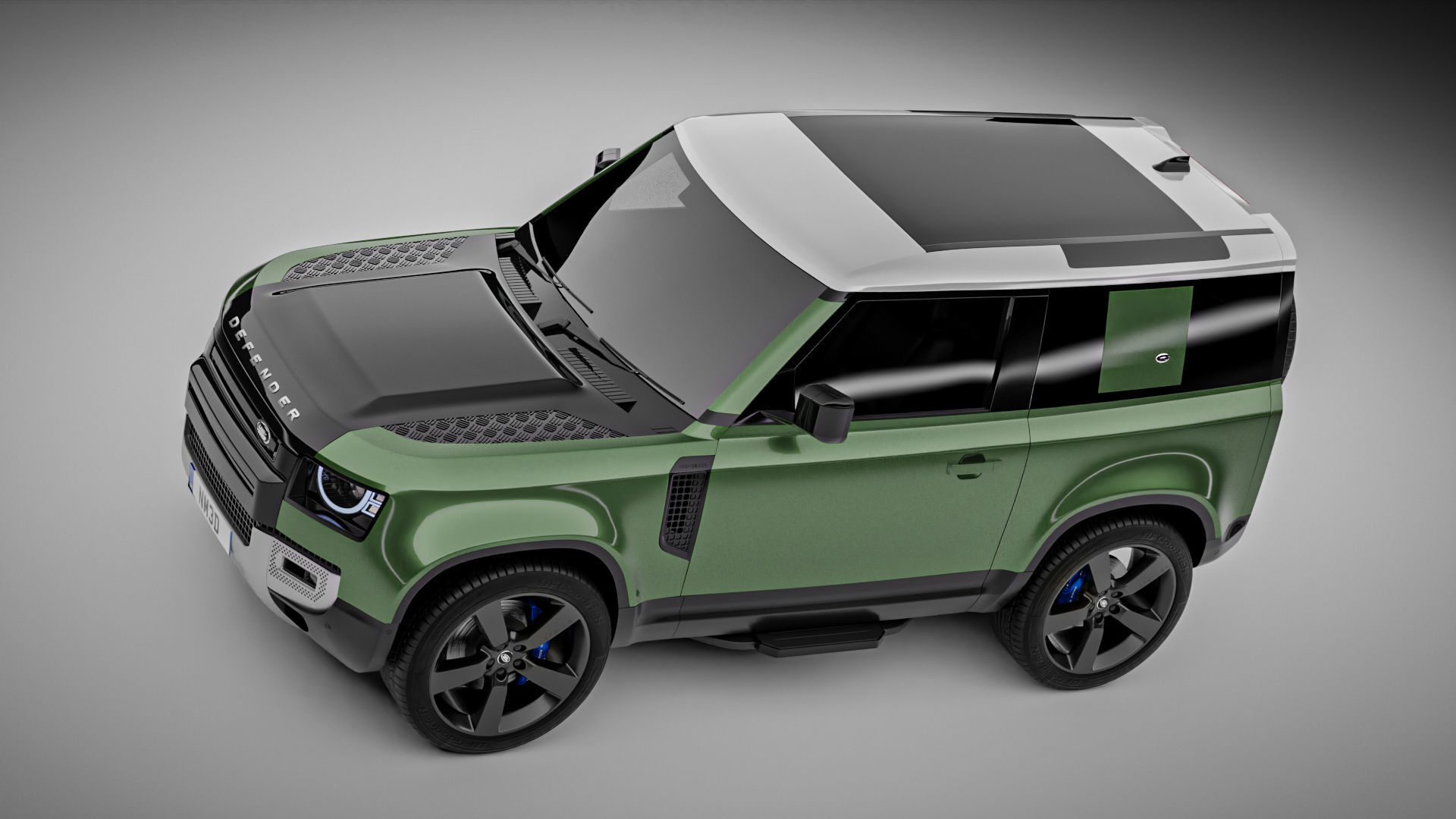 Land Rover Defender 90 2021 3D model | CGTrader