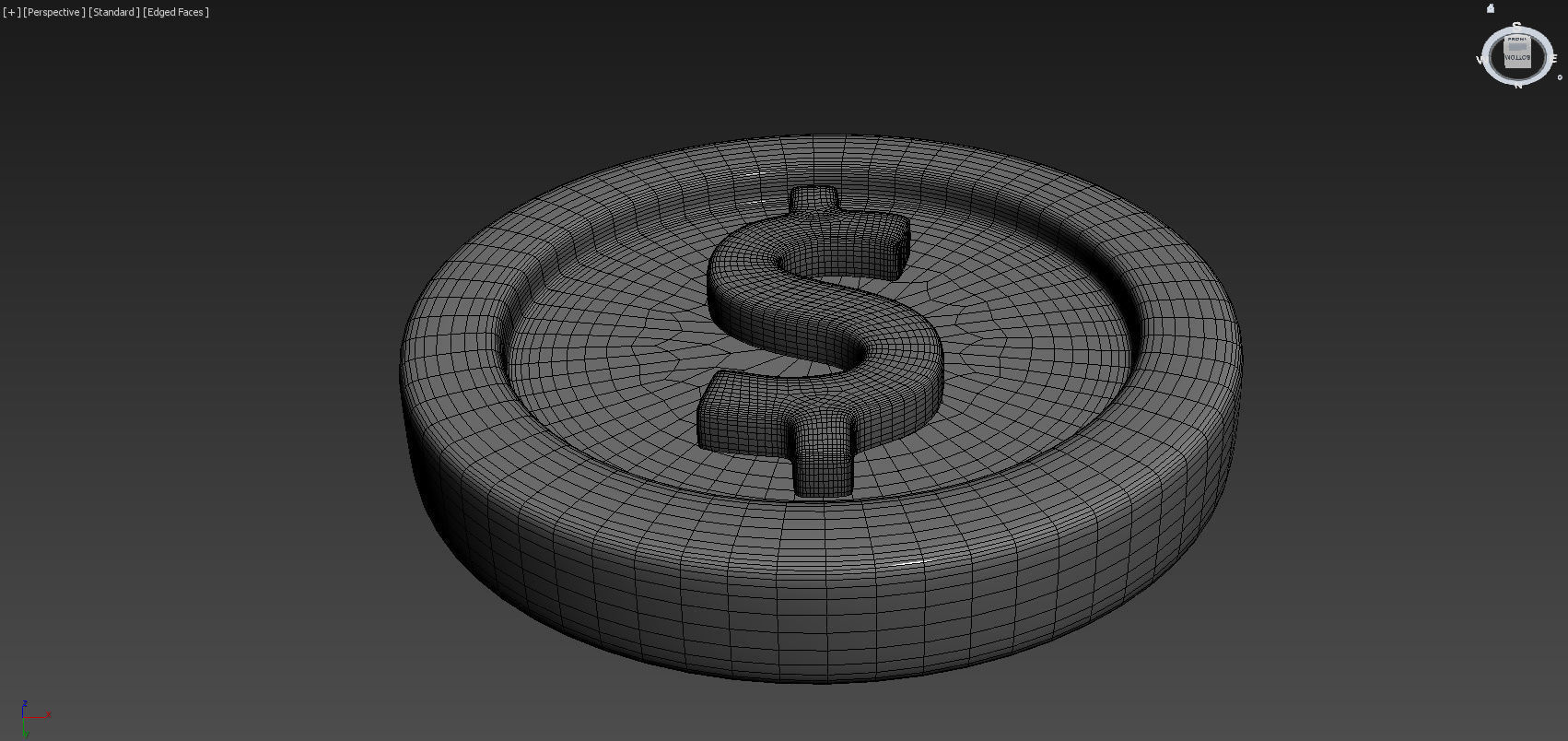 Dollar coin 3D model | CGTrader