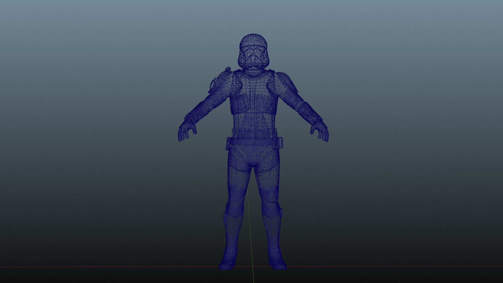 Sith Trooper Rigged And High Quality Blaster 3D model rigged | CGTrader