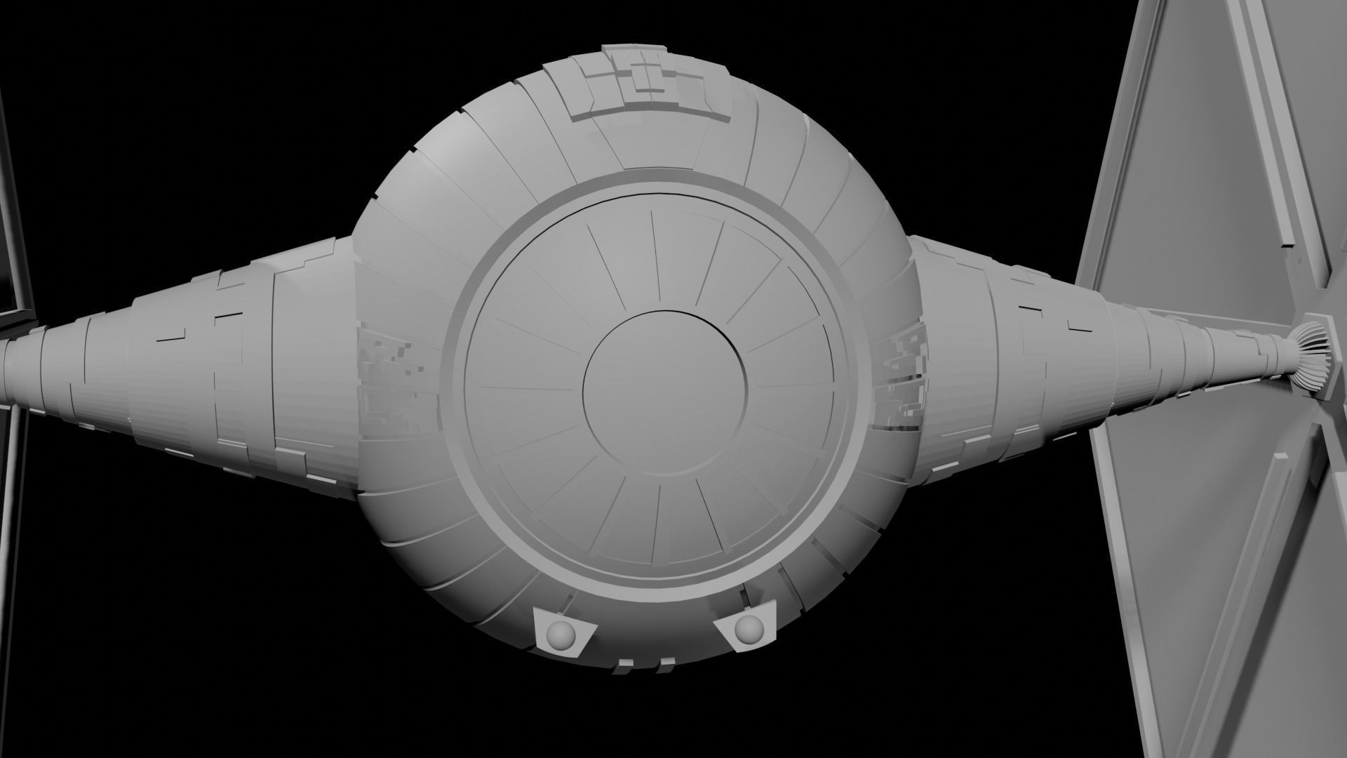 3D model tie fighter from star wars VR / AR / low-poly | CGTrader