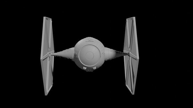 3D model tie fighter from star wars VR / AR / low-poly | CGTrader