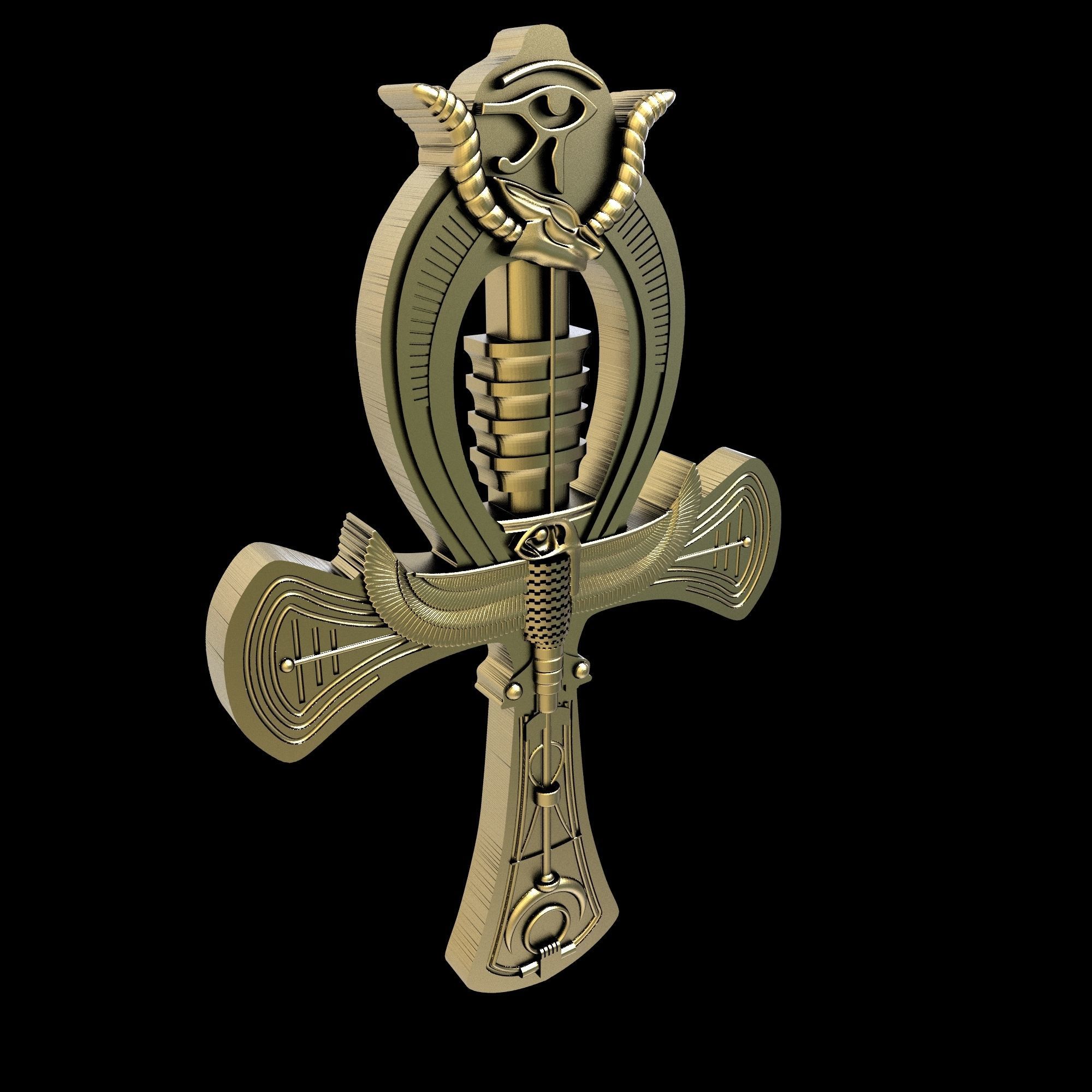 The Secret of the Ankh 3D model 3D printable | CGTrader