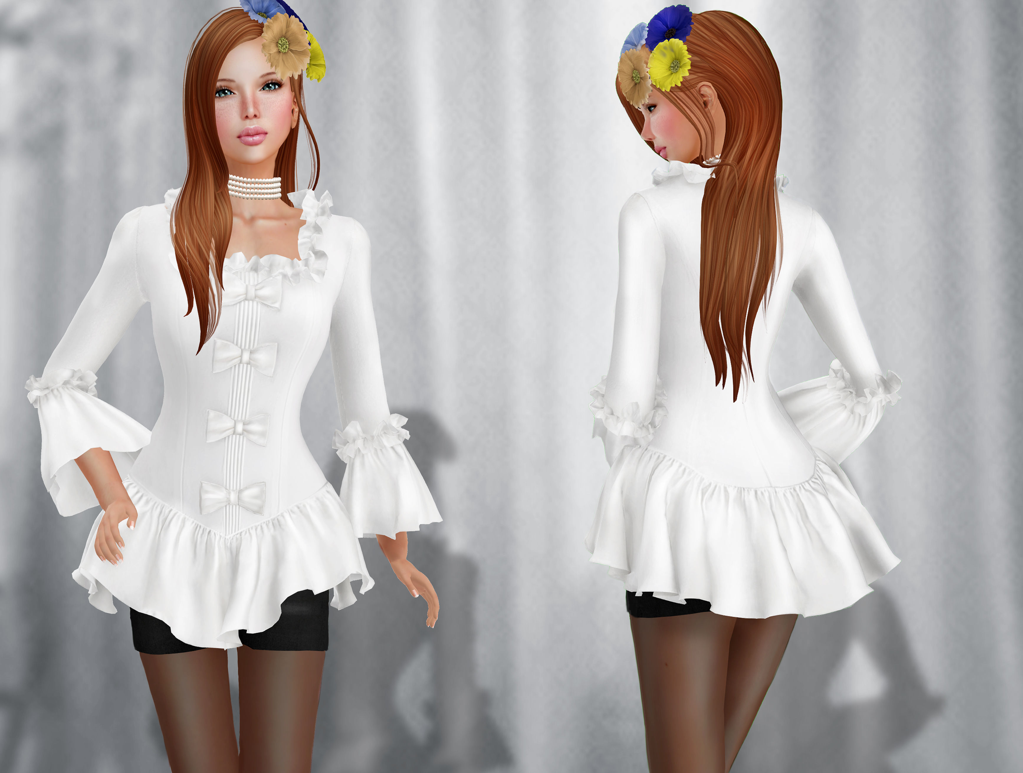 3D model Royal Blouse VR / AR / low-poly | CGTrader