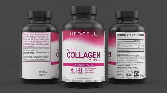 Dietary Supplement 3D model | CGTrader