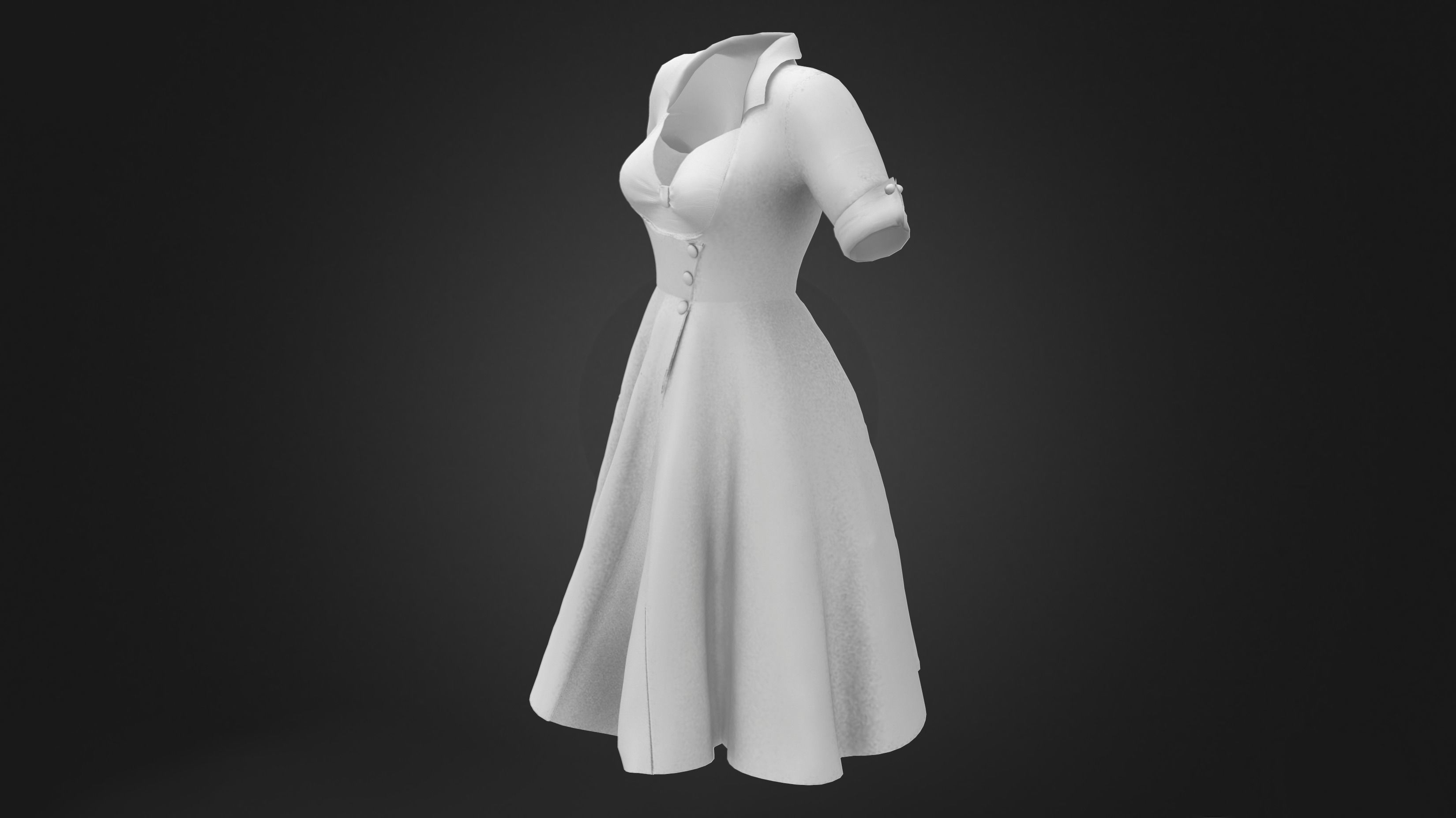 3D model Rockabilly Coat VR / AR / low-poly | CGTrader