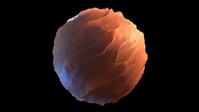 Sandstone PBR orange and sphere Texture | CGTrader