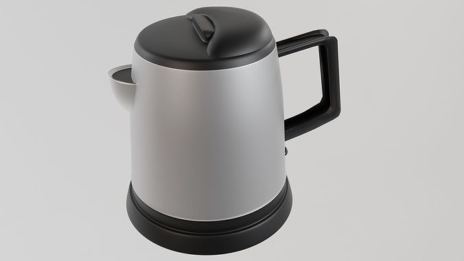 Ordinary electric kettle 3D model | CGTrader
