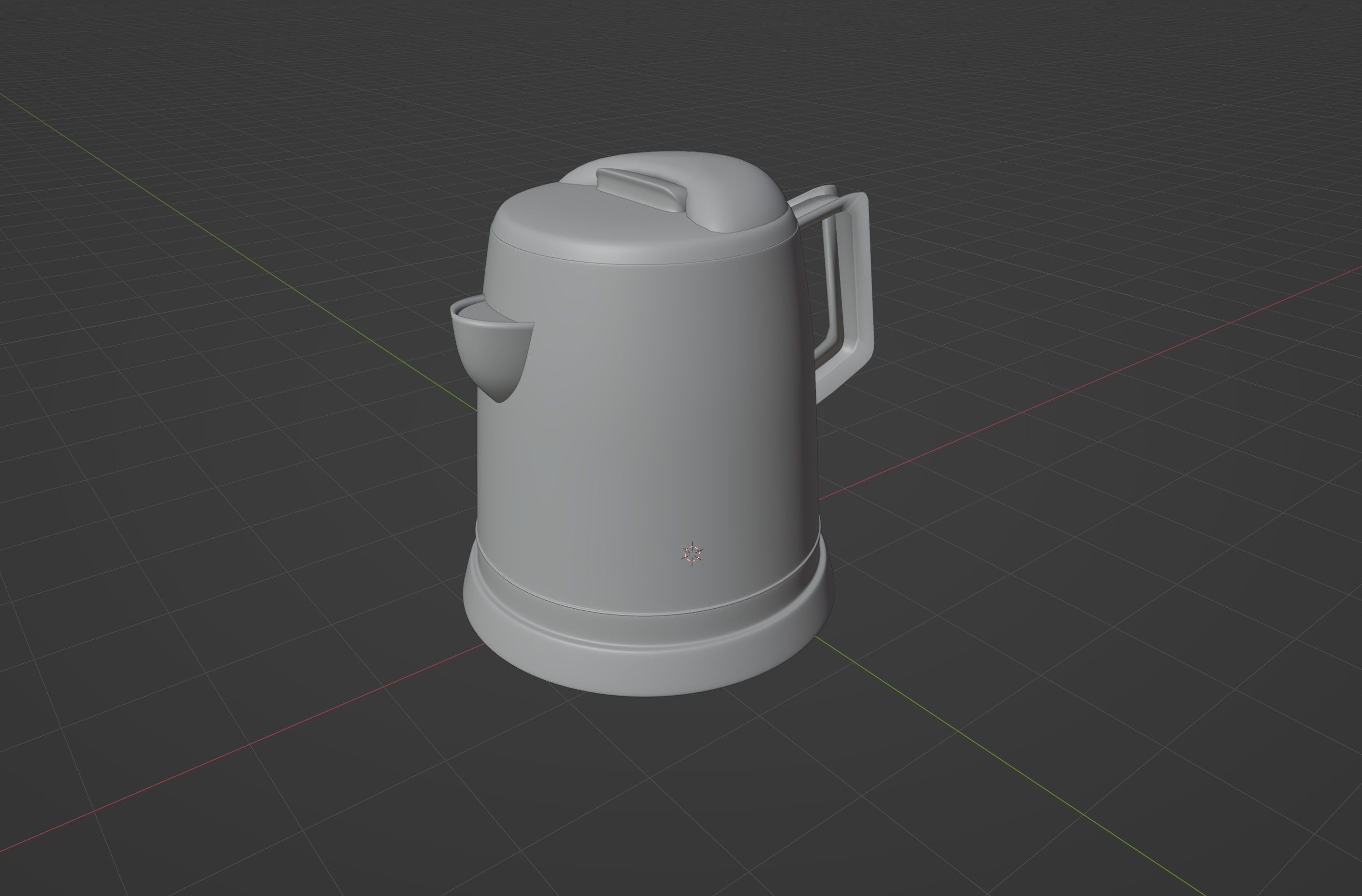 Ordinary electric kettle 3D model | CGTrader