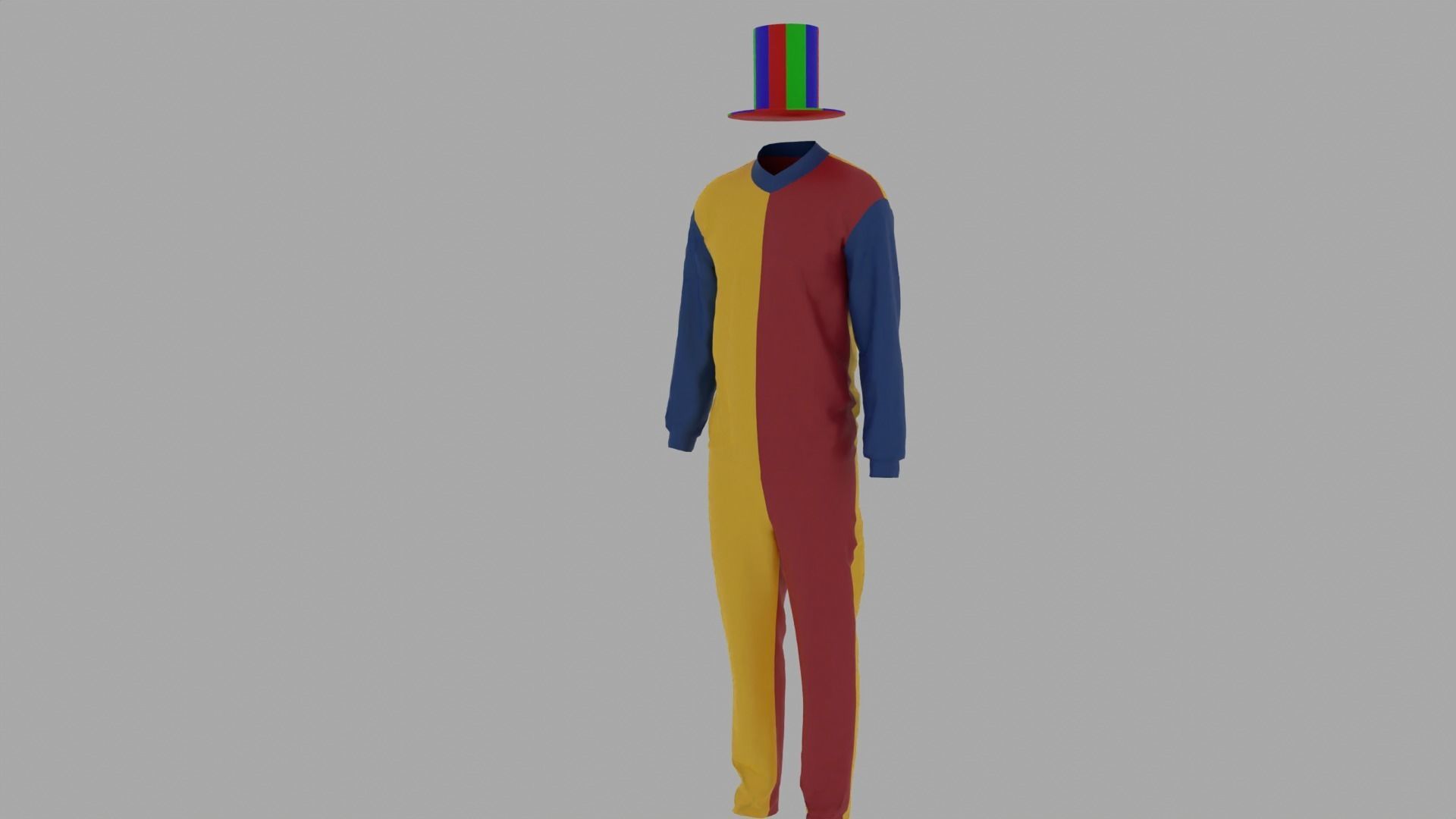 3D model Clown Costume VR / AR / low-poly | CGTrader