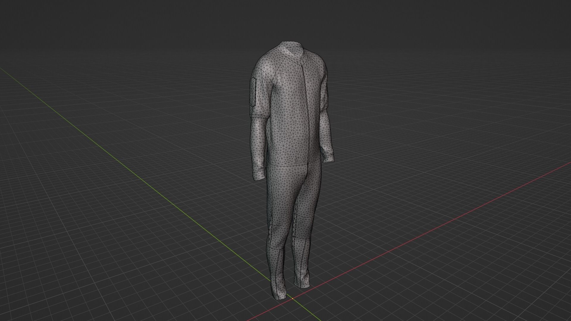 3D model Parachute Jumper Suit VR / AR / low-poly | CGTrader