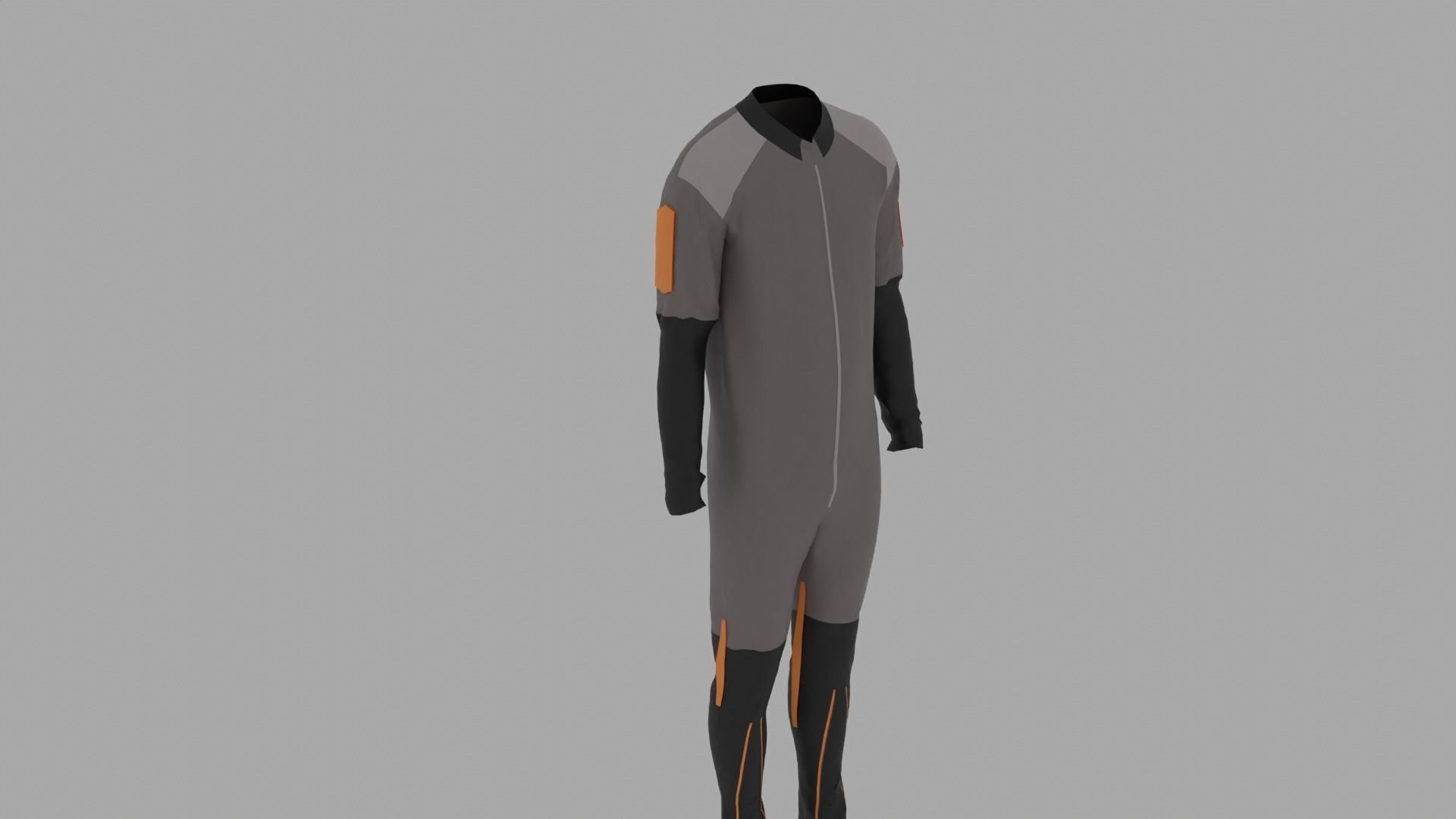 3D model Parachute Jumper Suit VR / AR / low-poly | CGTrader