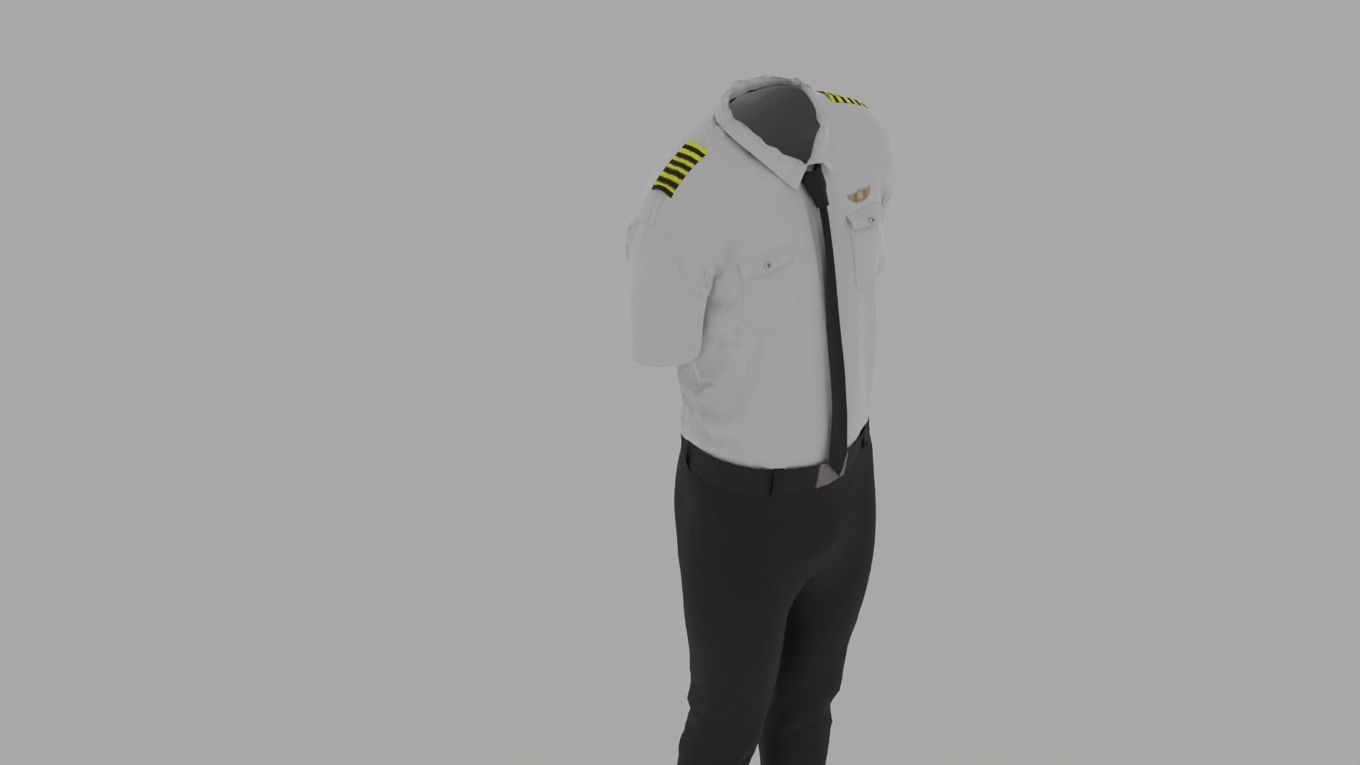 3D model Pilot Uniform VR / AR / low-poly | CGTrader