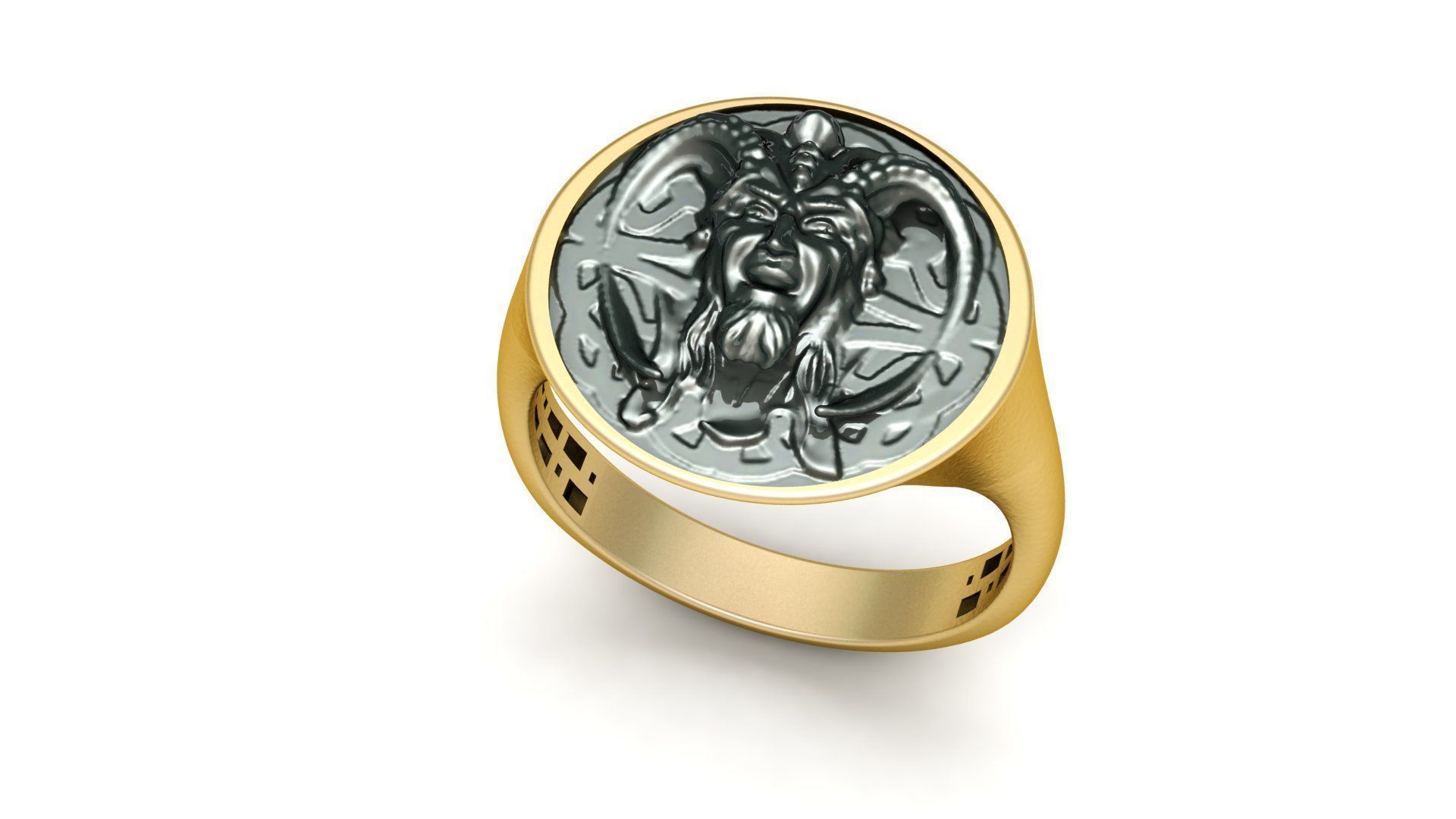 Devil Ring jewelry 3D model 3D printable | CGTrader