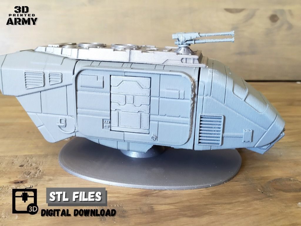 Star Wars A-A5 Speeder truck for SW legion 3D Print STL files 3D model ...