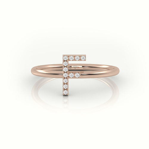 Initial F ring size 54 with professional renderings 3D model 3D ...
