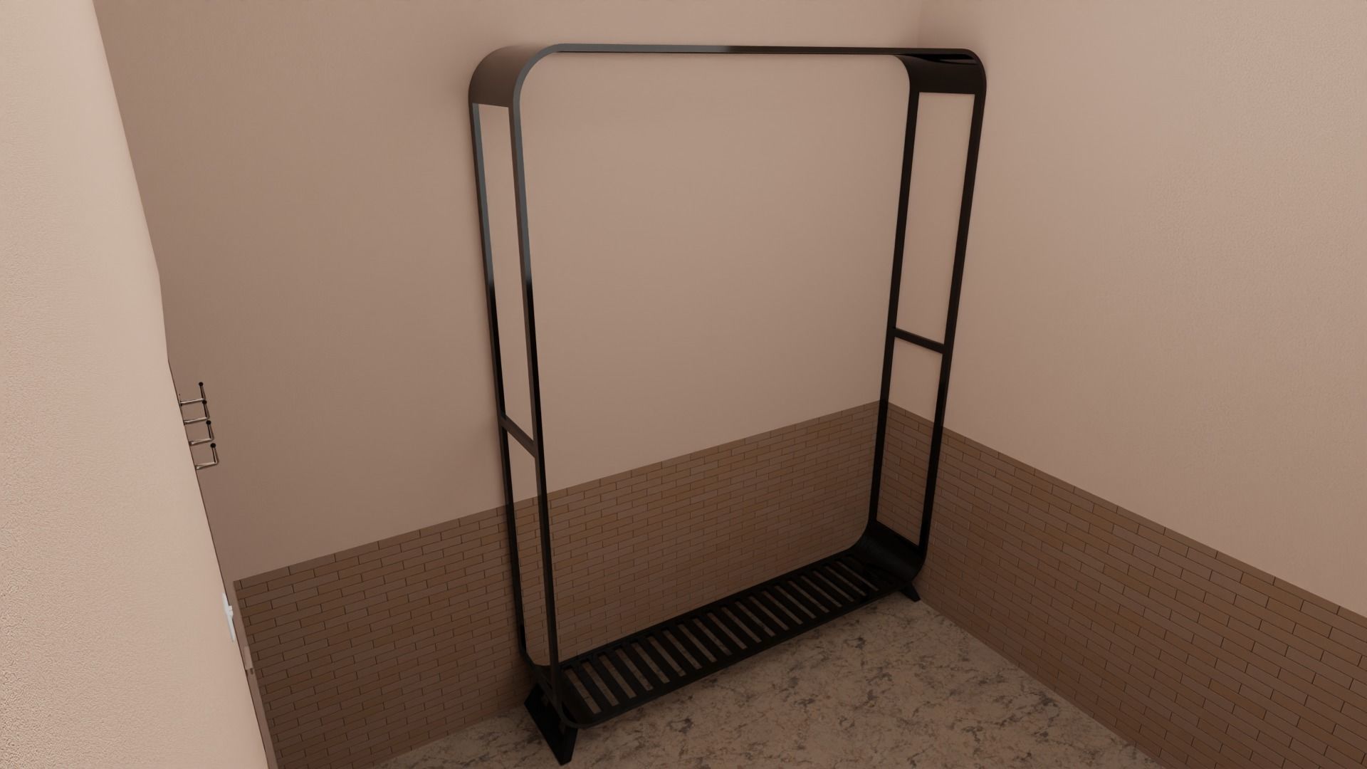 3D model Minimalist Clothes wardrobe VR / AR / low-poly | CGTrader