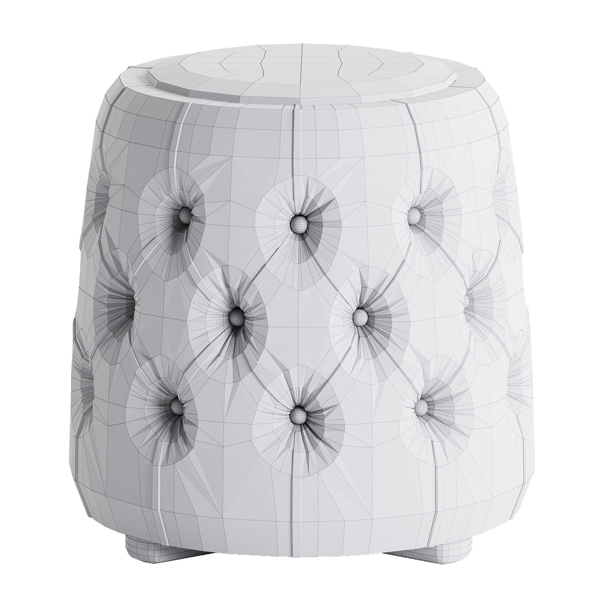 MISS FEET STOOL POUF 3D model | CGTrader