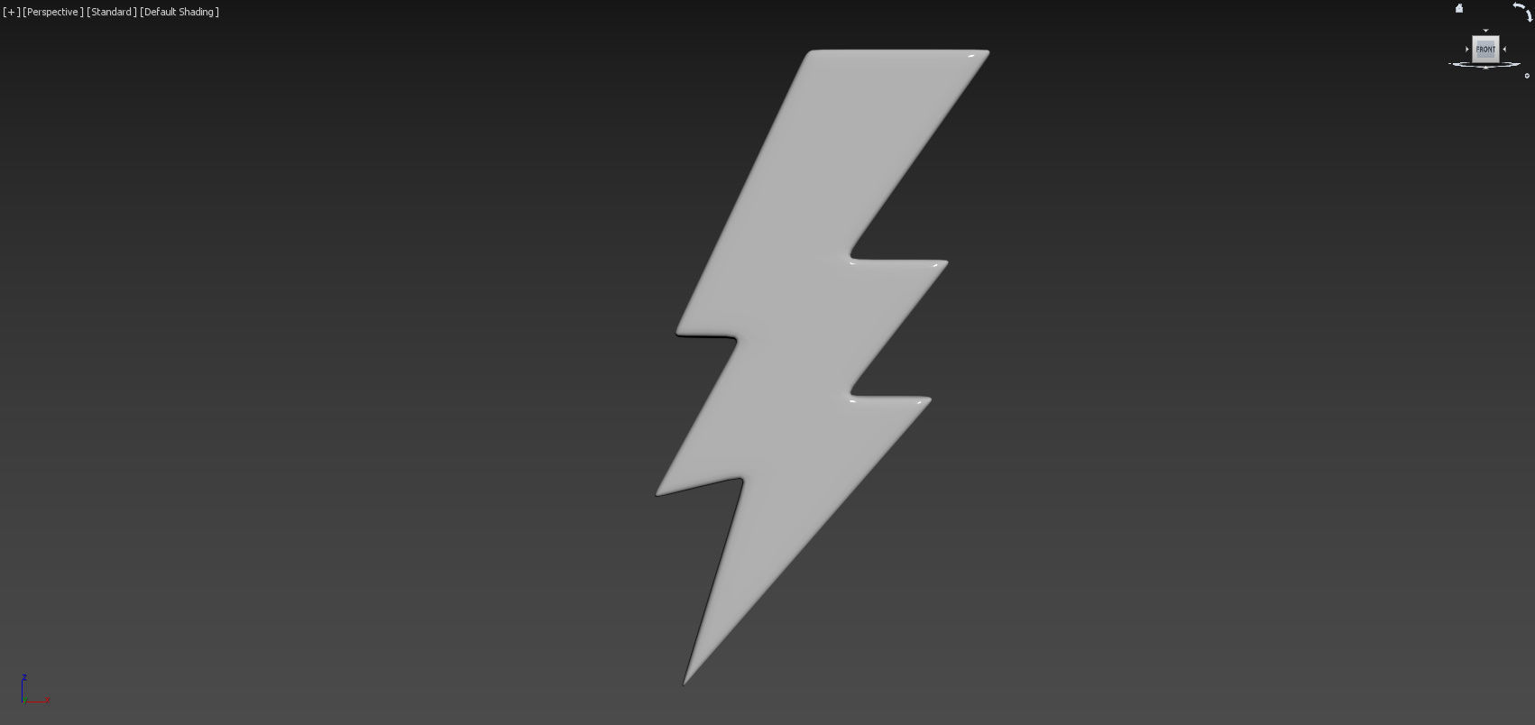 Lightning Symbol 3D model | CGTrader