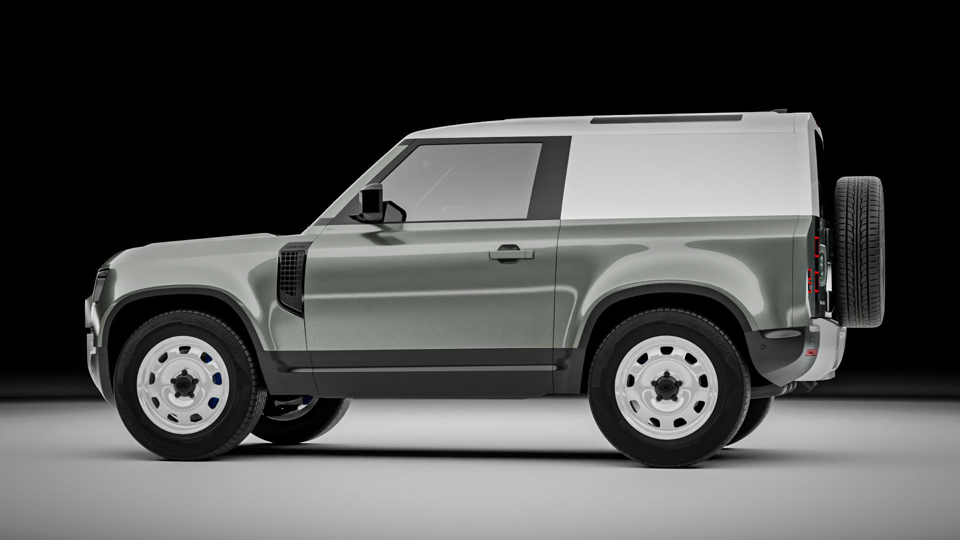 Land Rover Defender 90 Hardtop 2021 3D model | CGTrader