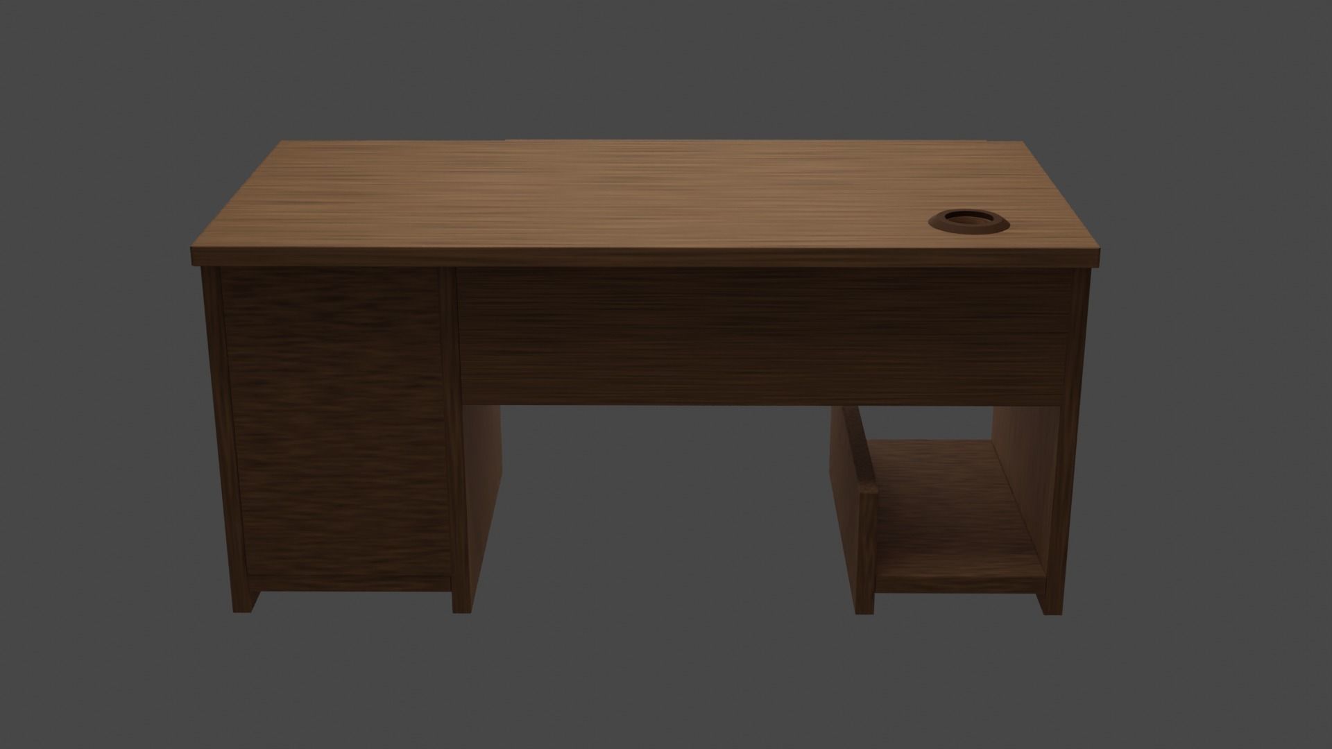 Free Wood Table free 3D model | CGTrader