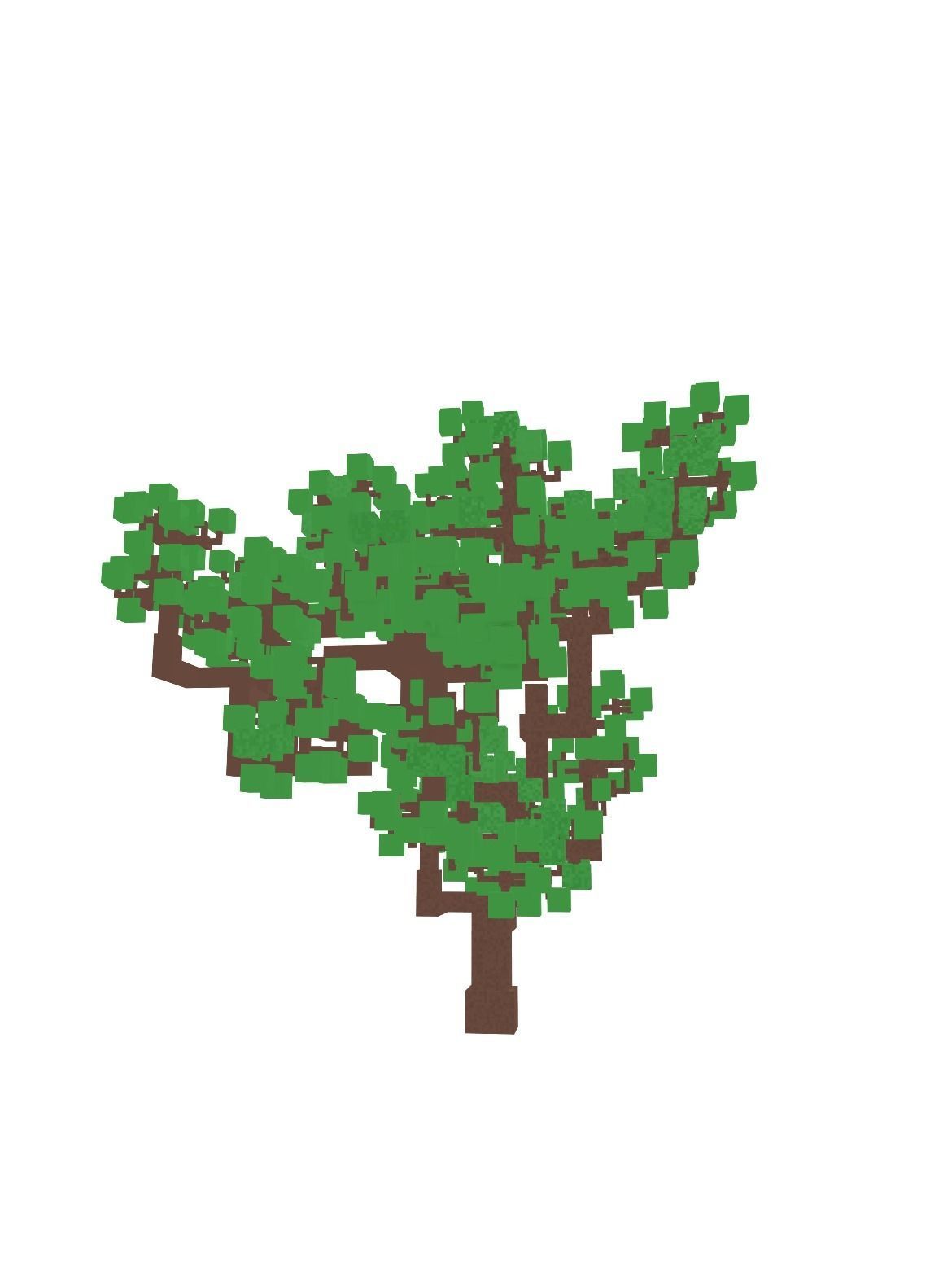 Vox Box tree 01 3D model | CGTrader