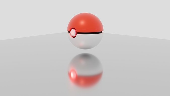 Pokemon Ball free 3D model | CGTrader