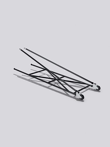 FUNNY CAR Wheelie Bars assembly 3D model 3D printable | CGTrader