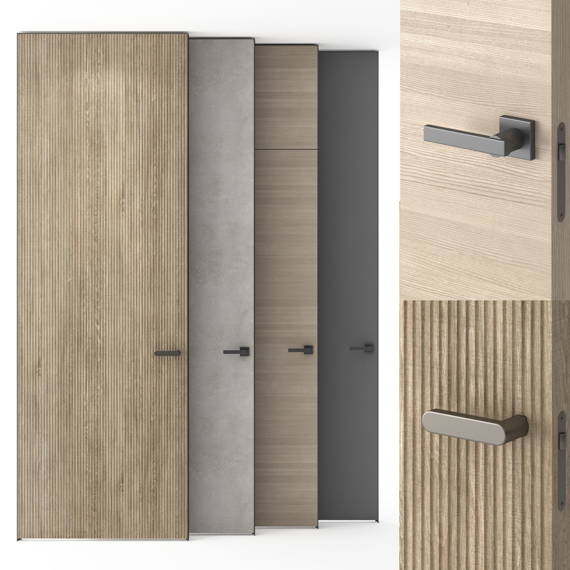Garofoli Filomuro doors 3D model | CGTrader