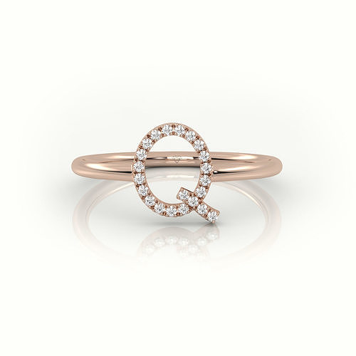 Initial Q ring size 54 with professional renderings 3D model 3D ...