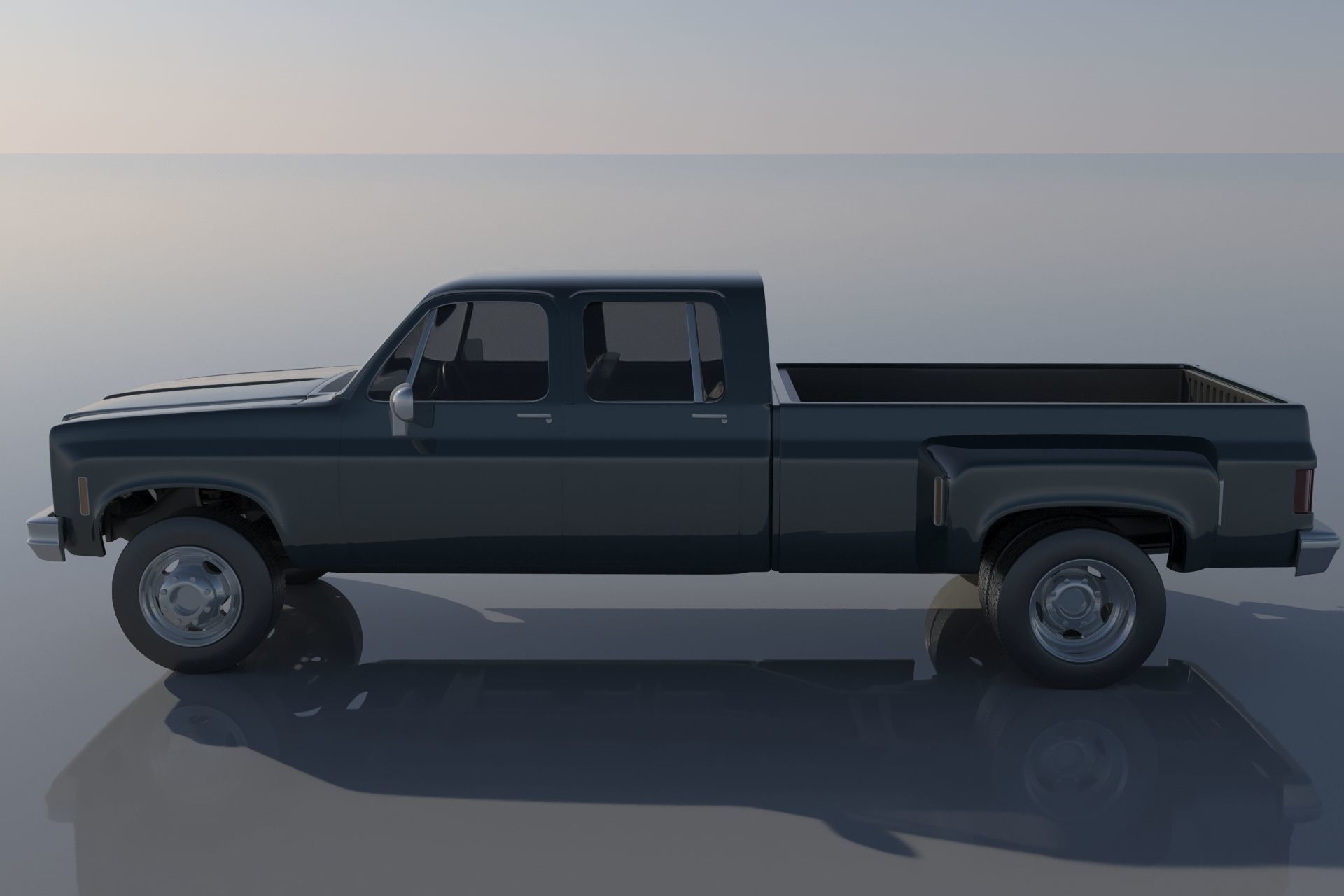 Chevrolet C30 Crew Cab 1975 3D model 3D printable | CGTrader