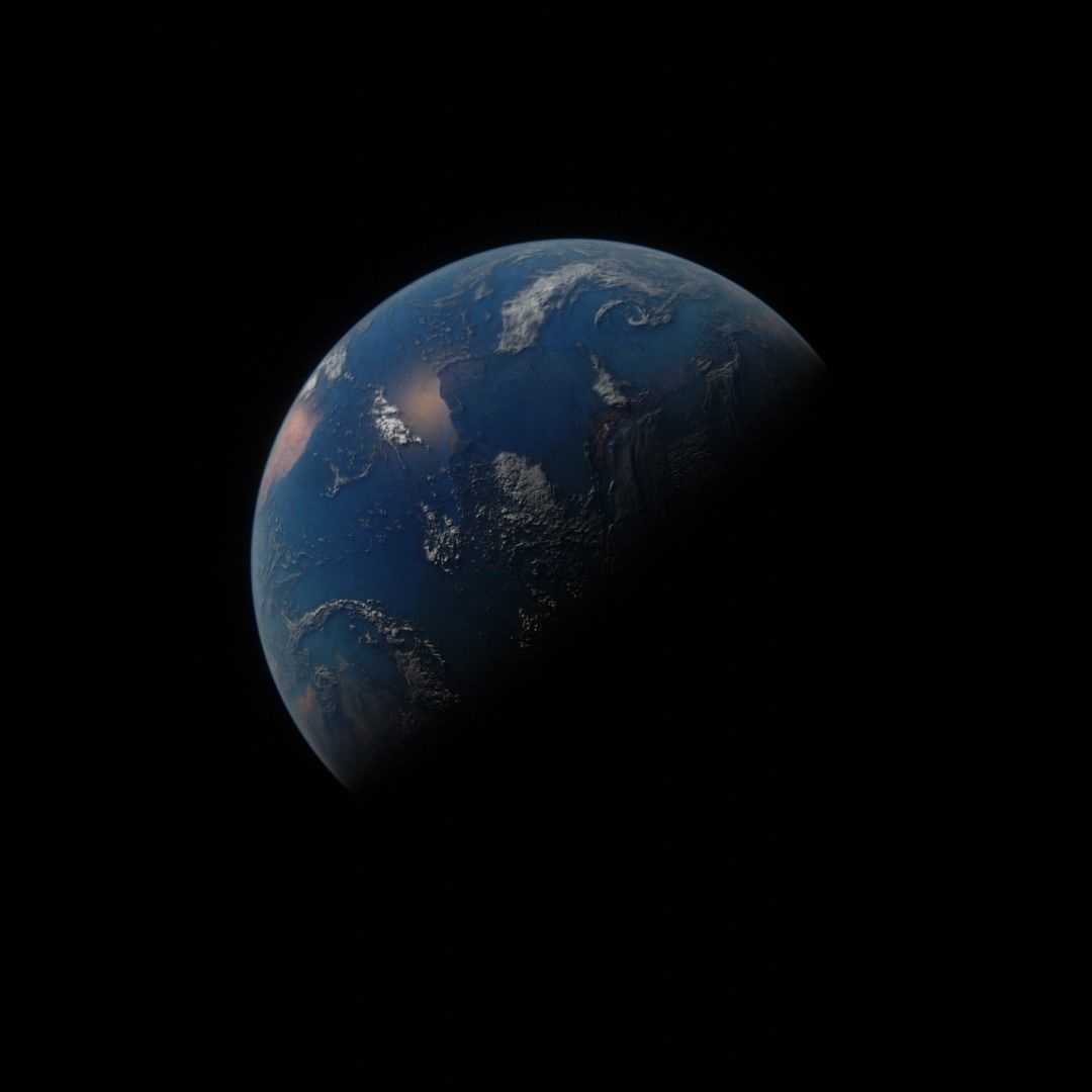 Earth blender model 3D model | CGTrader