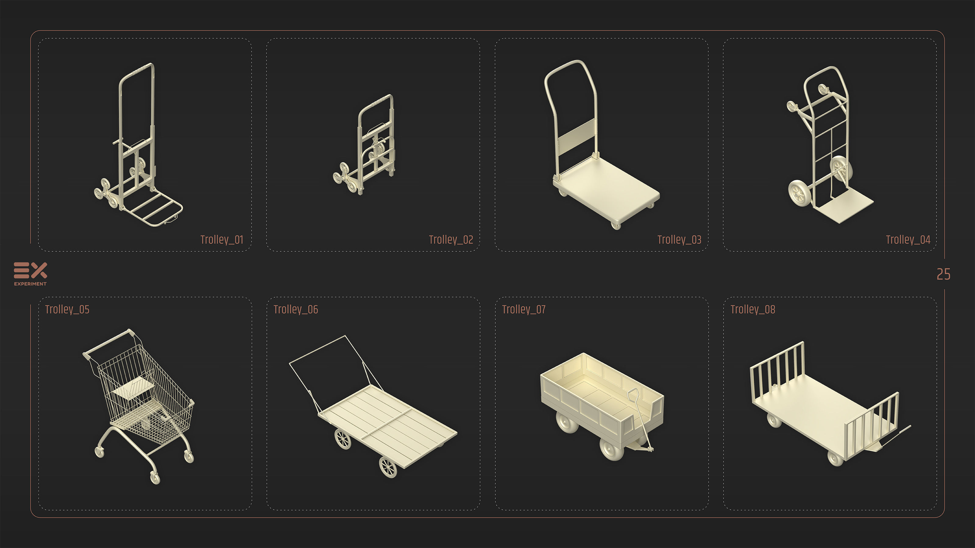 3D model 101 Warehouse Props VR / AR / low-poly | CGTrader